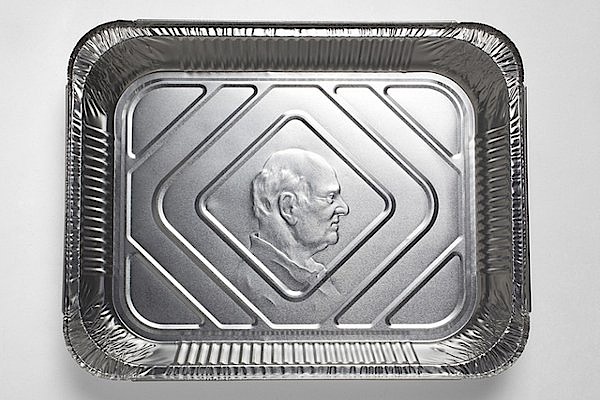 Embossed Portraits on Disposable Aluminum Pans - Make: