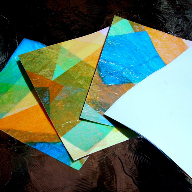 Colorblock Notecards - Make: