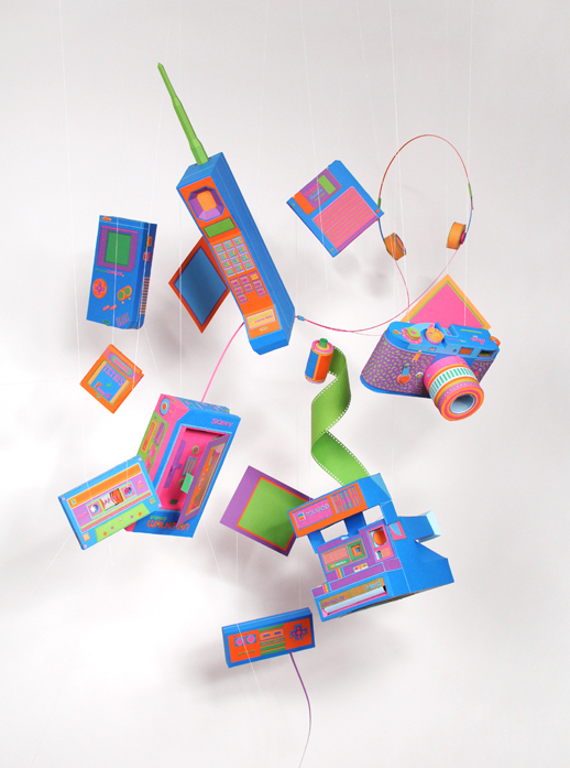 Flashy Papercraft Gadgets - Make: