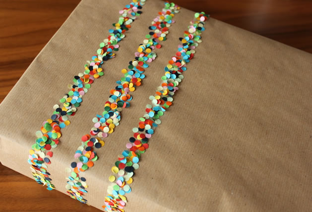 How-To: Confetti Wrapping Paper - Make: