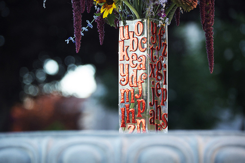 Alphabet Letter Vase - Make: