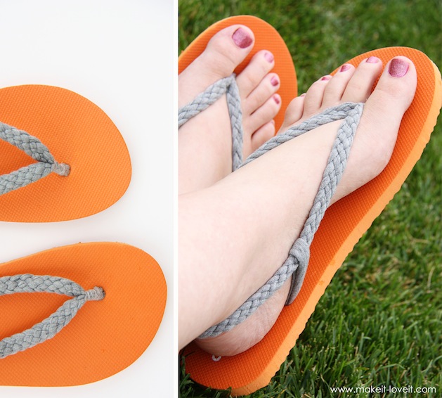 How-To: Make Braided Knit Flip-Flop Straps - Make: