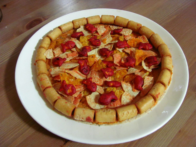 How-To: Pizza-Flavored Pizza from Pizza-Flavored Snacks - Make: