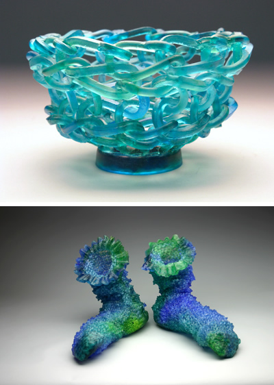 Knitted Glass From Carol Milne - Make: