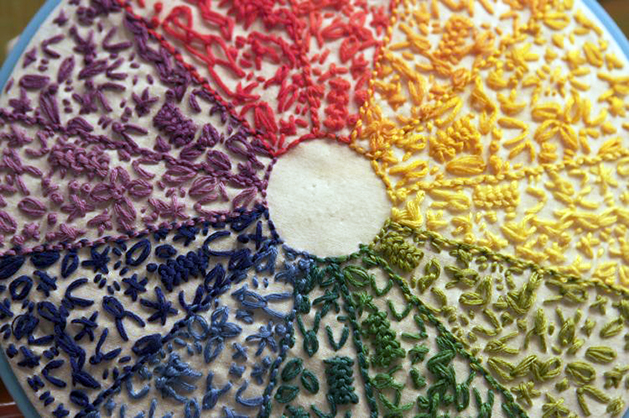 Embroidered Color Wheel - Make: