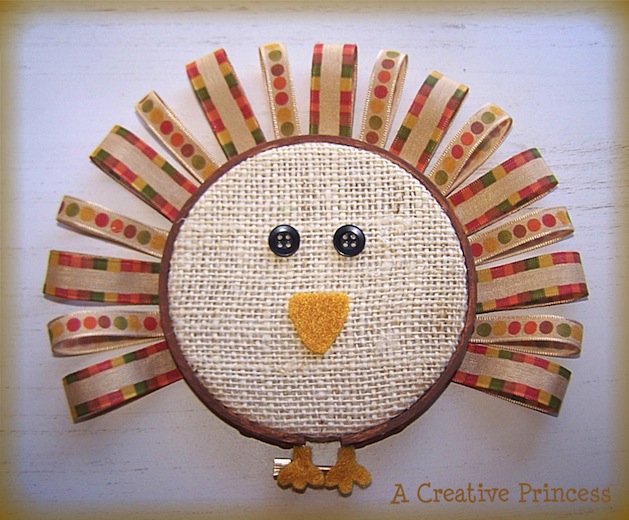 How-To: Embroidery Hoop Turkey - Make: