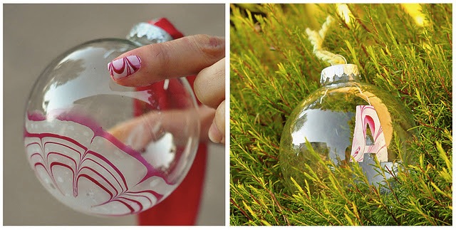 How-To: Candy Cane Marble Ornament and Fingernails - Make: