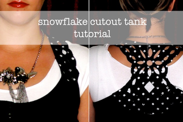 How-To: Snowflake Cutout Tank Top - Make: