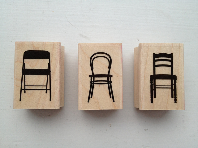 Three Small Chairs Stamp Set - Make: