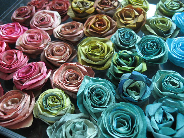 Coffee Filter Paper Roses