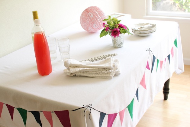How-To: Bunting Party Tablecloth - Make: