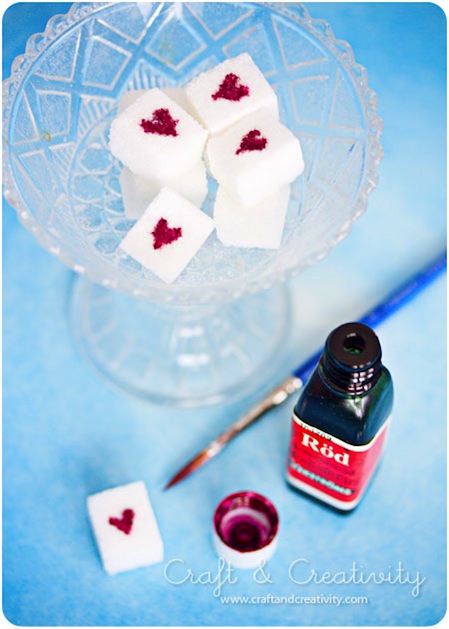How-To: Sugar Cubes with Painted Hearts - Make: