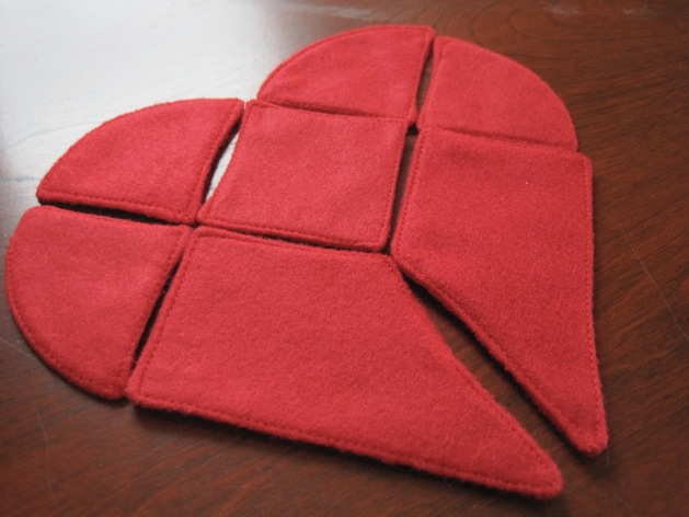 How-To: Heart Felt Tangram Puzzle - Make: