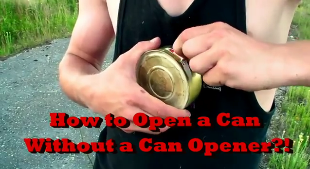 How-To: Open A Can Without A Can Opener - Make: