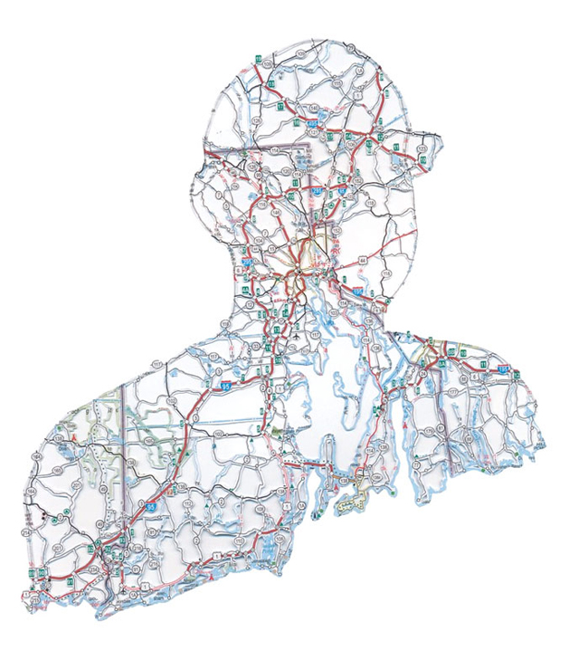 Hand-Cut Roadmap Silhouettes - Make: