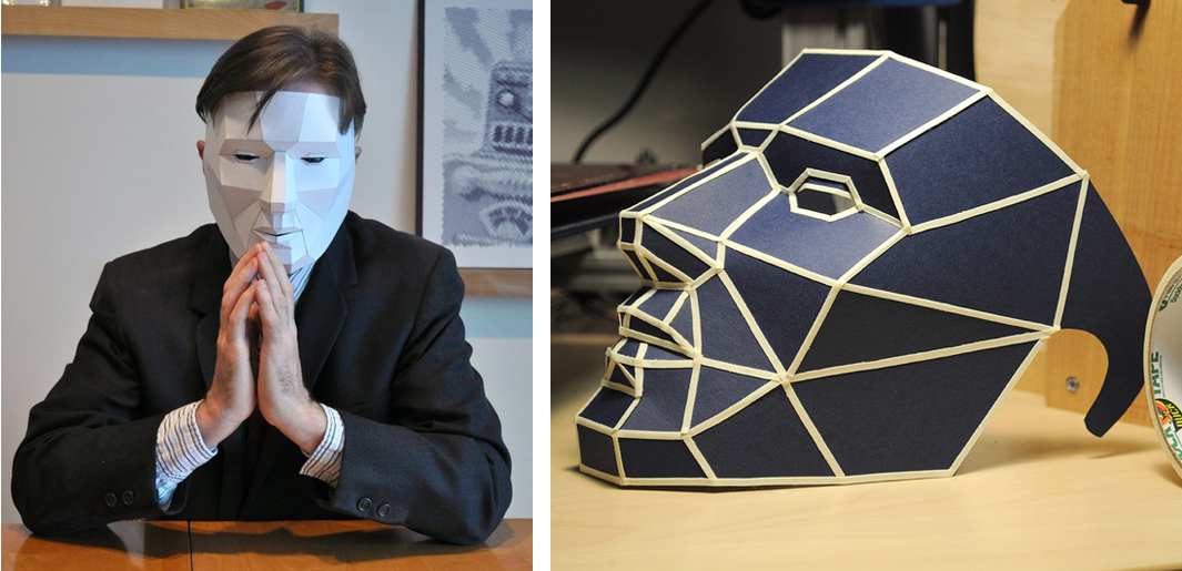 Low-Poly Papercraft Mask - Make: