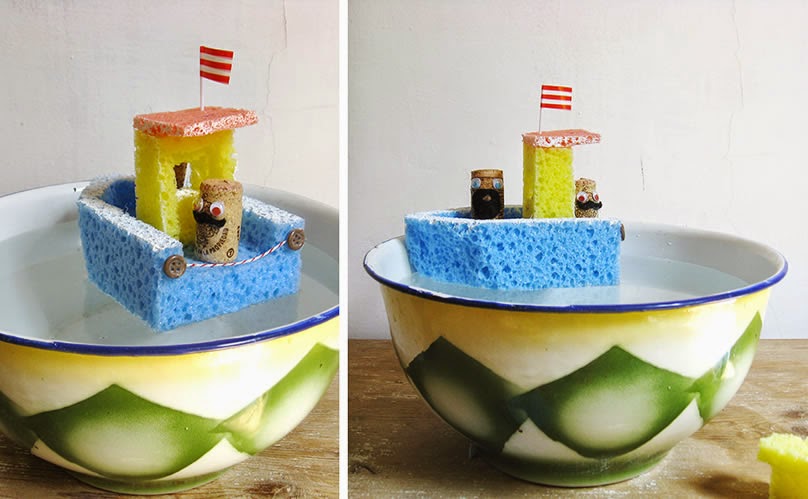 DIY Sponge Boat Toy - Make: