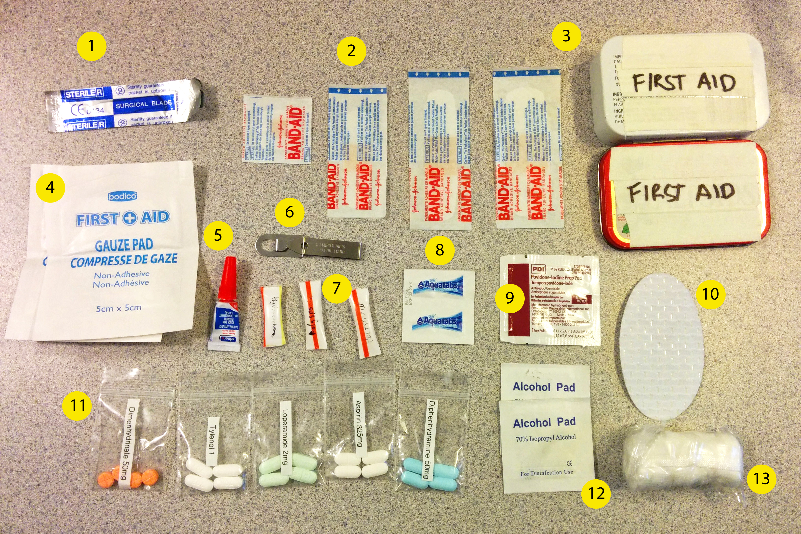 Ultralight First Aid Kit | Make: | MAKE: Craft